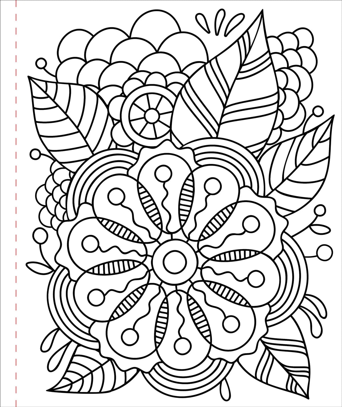Large Print Coloring Book Color Me Calm | The Silver Dahlia